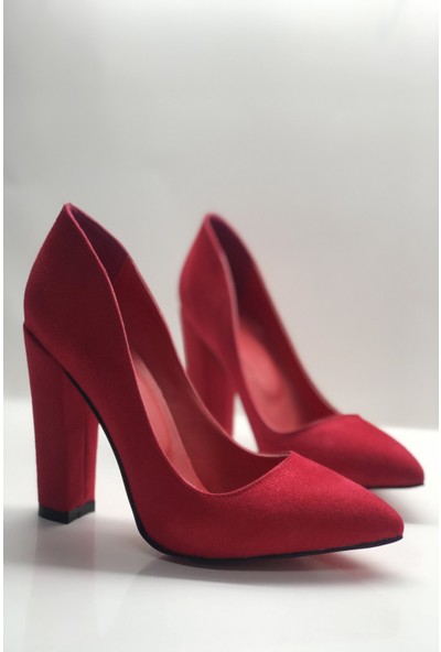 Hayy Shoes Stiletto Kalın Topuklu Ayakkabı