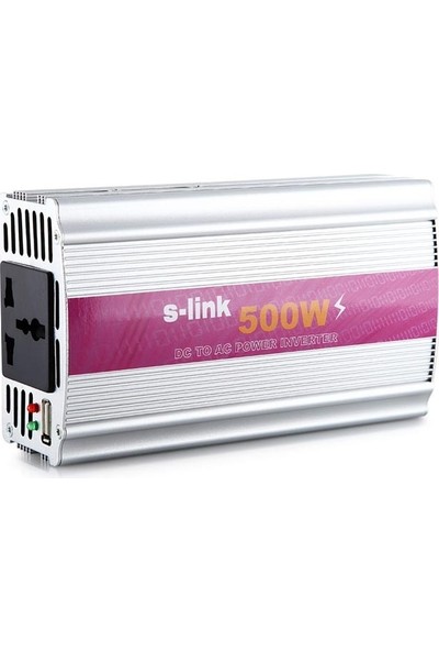S-Link SL-500W 500W 12V To 220V Inverter S-Link SL-500W 500W 12V To 220V Inverter