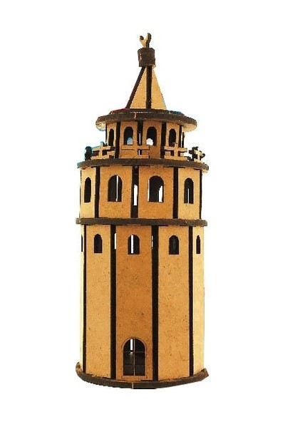 Alsa 3D Ahsap Maket Galata Kulesi Alsa 3D Ahsap Maket Galata Kulesi