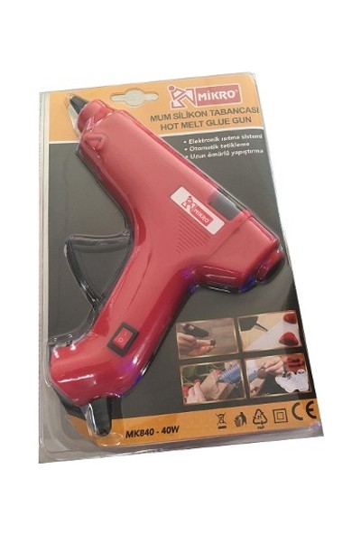 Mikro MK-840 Mum Silikon Tabancası 40W