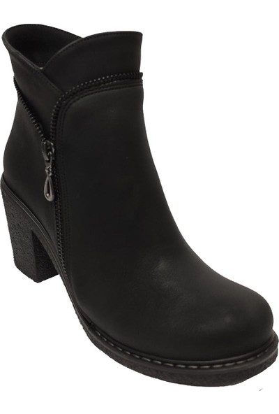 Leona 1505 Deri Trend Fashion Kadın Bot