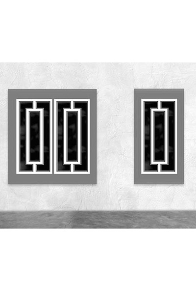 Eshel Maket Kapı-Modern Set F 1-100 Ölçek 2'li