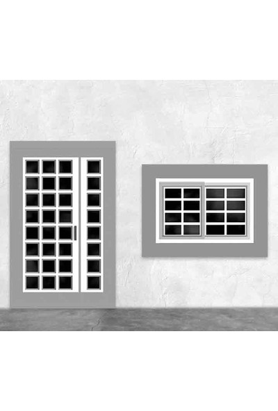 Eshel Maket Modern Set A Kapı ve Pencere 1-200 Ölçek 4'lü Eshel Maket Modern Set A Kapı ve Pencere 1-200 Ölçek 4'lü