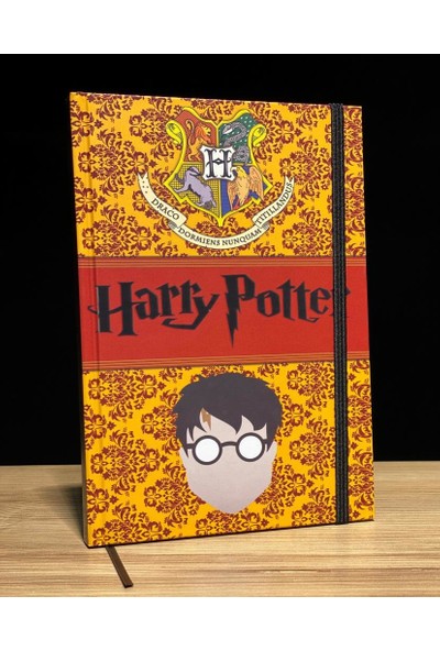 Kasaba Dükkan Harry Potter Baskılı Sert Kapaklı Ciltli Defter