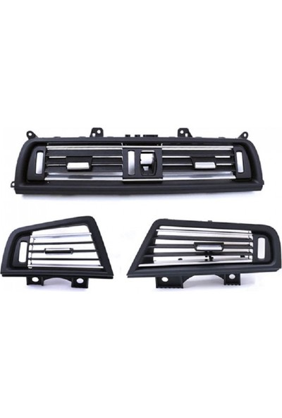 OEM Bmw F10 520 Krom - Piyano Siyah 3 Parça Klima Havalandırma Çıkış Peteği Seti OEM Bmw F10 520 Krom - Piyano Siyah 3 Parça Klima Havalandırma Çıkış Peteği Seti