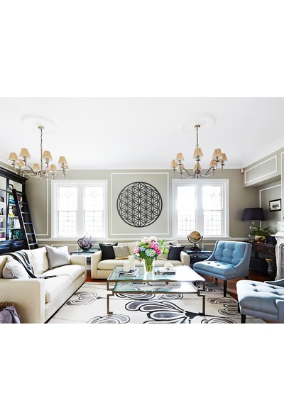 Yücecengiz Metal Yaşam Çiçeği Kutsal Geometri Metal Tablo