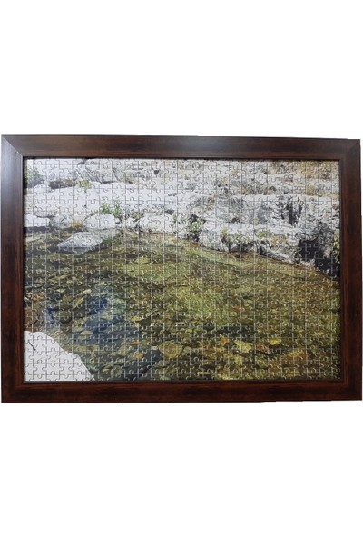 Deritel 1000 Parça Puzzle Çerçeveci Tam Ceviz 48 * 68 cm