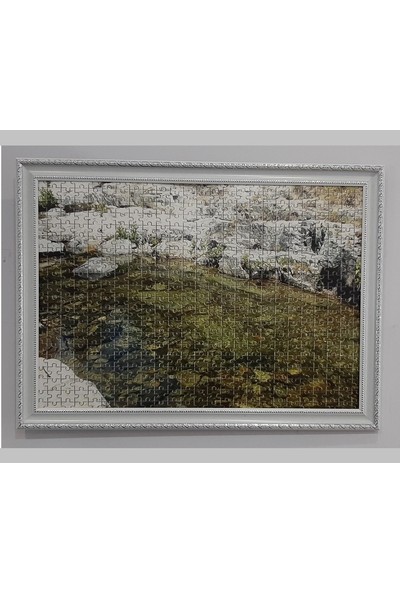 Deritel 1000 Parça Puzzle Çerçevesi Beyaz 48 x 68 cm
