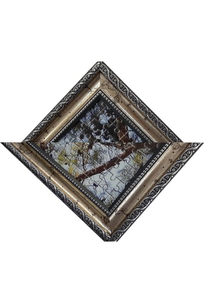 Deritel 1000 Parça Puzzle Çerçevesi Gümüş 48 * 68 cm