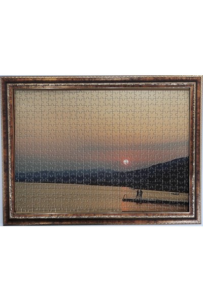 Deritel 1500 Parça Puzzle Çerçevesi Ceviz Hareli 80 x 65 cm Deritel 1500 Parça Puzzle Çerçevesi Ceviz Hareli 80 x 65 cm