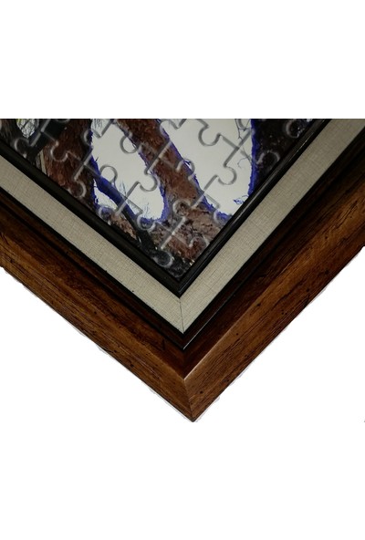 Deritel 2000 Parça Paspartulu Puzzle Çerçevesi Ceviz 96 x 68 cm Deritel 2000 Parça Paspartulu Puzzle Çerçevesi Ceviz 96 x 68 cm