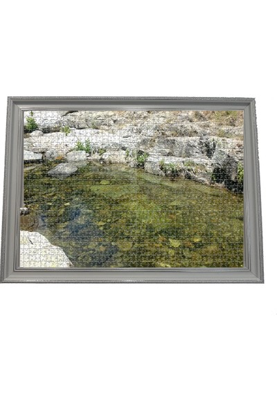 Deritel 500 Parça Puzzle Çerçevesi Beyaz 34 * 48 cm