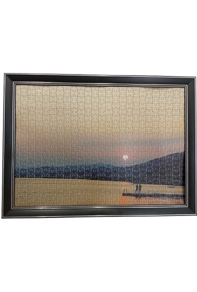 Deritel 500 Parça Puzzle Çerçevesi Siyah 34 * 48 cm