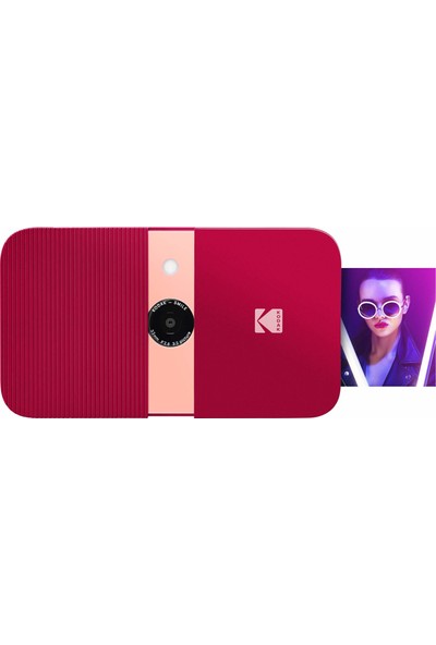 Kodak Smile Instant Print Dijital Kamera 10MP Sticker Edition (Yurt Dışından)