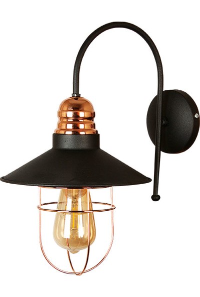 Bozyaka Aydinlatma Vero Dekoratif Kafesli Metal Duvar Aplik Bozyaka Aydinlatma Vero Dekoratif Kafesli Metal Duvar Aplik