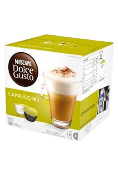 Nescafé® Dolce Gusto® Cappuccino Kapsül Kahve 16'lı x 3 Kutu Nescafé® Dolce Gusto® Cappuccino Kapsül Kahve 16'lı x 3 Kutu