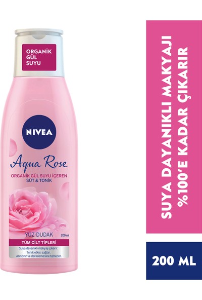Nivea Micellar Gülsuyu İçeren Süt & Tonik 200 Ml