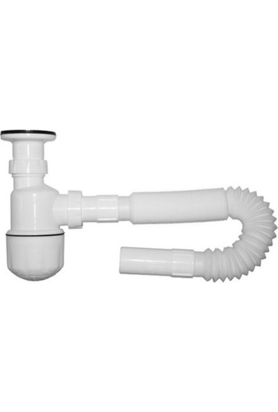 Nova Taslı Körüklü Lavabo Sifonu