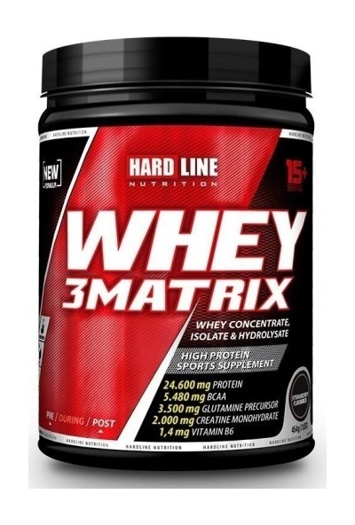 Hardlıne Whey 3matrıx 454 gr Çikolata Aromalı Hardlıne Whey 3matrıx 454 gr Çikolata Aromalı