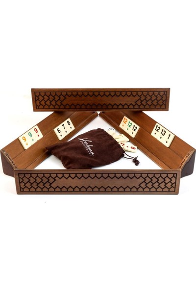 Helena Wood Art Ahşap V İp Düz Okey Offroad 2