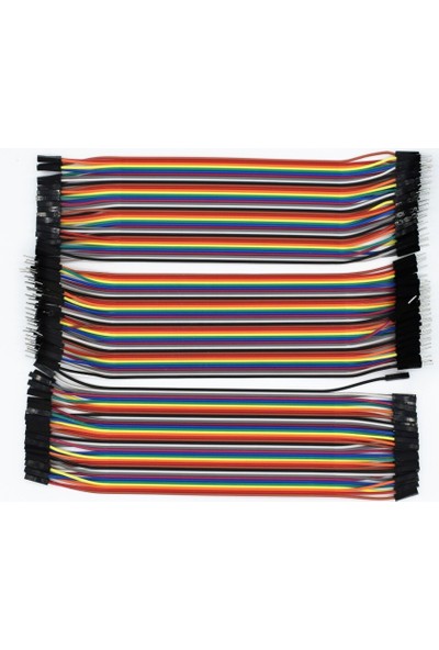 Arduino 120 Adet 20 cm Jumper Kablo Set 3 Adet 40 Pin Seti Kablo Arduino 120 Adet 20 cm Jumper Kablo Set 3 Adet 40 Pin Seti Kablo