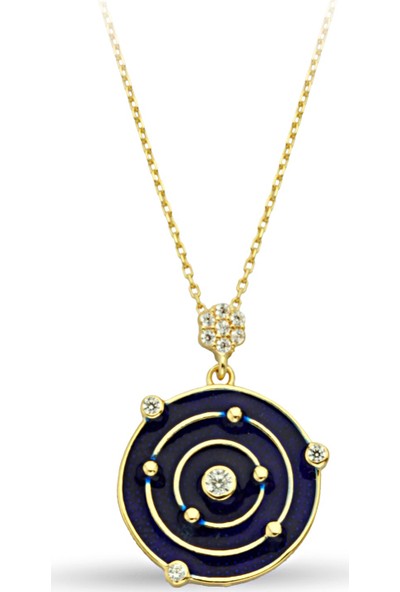 ÇGK KUYUMCULUK Gezegen Altın Kolye