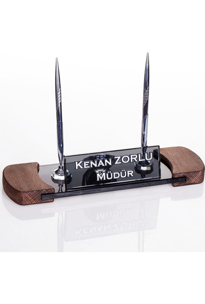 İsimlik Sepeti Kişiye Özel Royal Kristal Masa İsimliği Ahşap Ofis Masaüstü İsimlik - Gümüş İsimlik Sepeti Kişiye Özel Royal Kristal Masa İsimliği Ahşap Ofis Masaüstü İsimlik - Gümüş