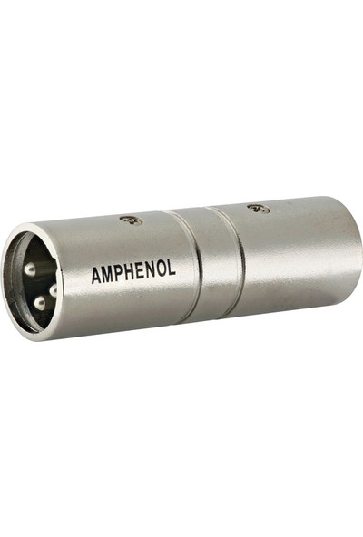 Amphenol AC3M3MW Xlr Erkek - Xlr Erkek 3 Pin Adaptör