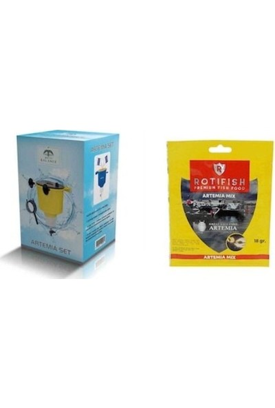 Rotifish Artemia Çıkarma Seti + 2 Adet Artemia Yumurtası
