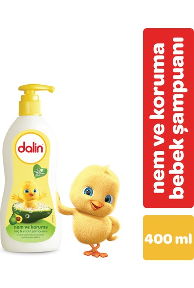 Dalin Nem Koruma Saç&Vücut Şampuanı 400 ml