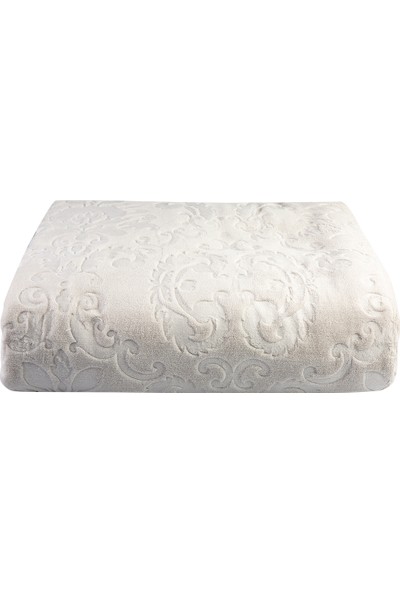 Karaca Home Rauqel Best Gri Çift Kişilik Pano Embosy Battaniye