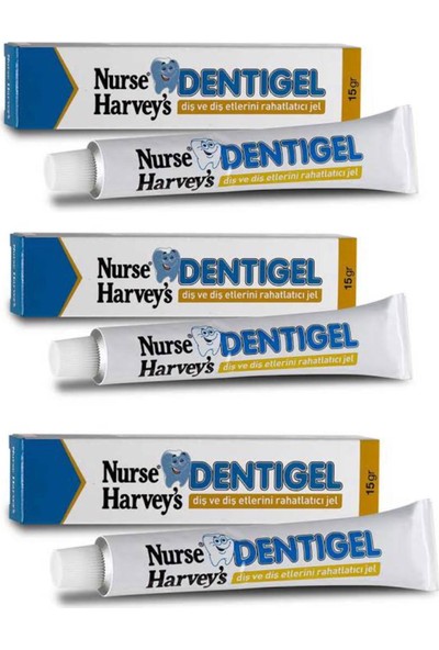 Nurse Harvey's Dentigel Diş Eti Rahatlatıcı Jel 15 ml Üçlü
