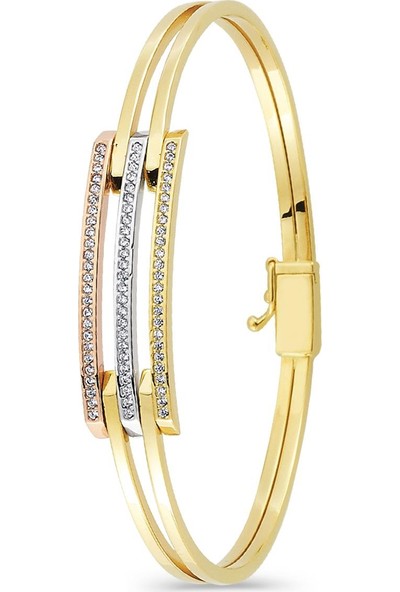 Pirnus Diamond Altın Bilezik 14 Ayar Gramı 8,2