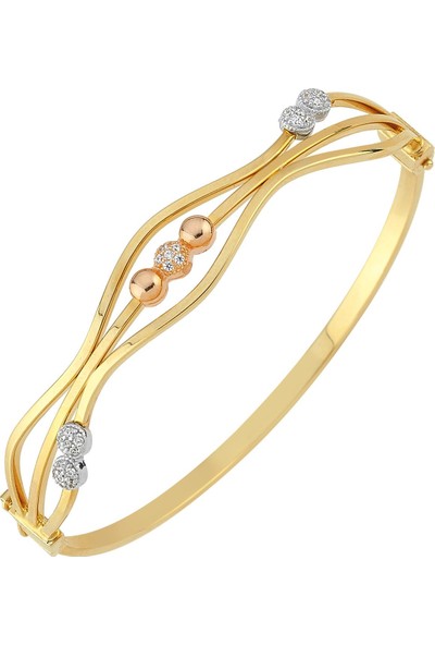 Pirnus Diamond Altın Bilezik 14 Ayar Gramı 7,29