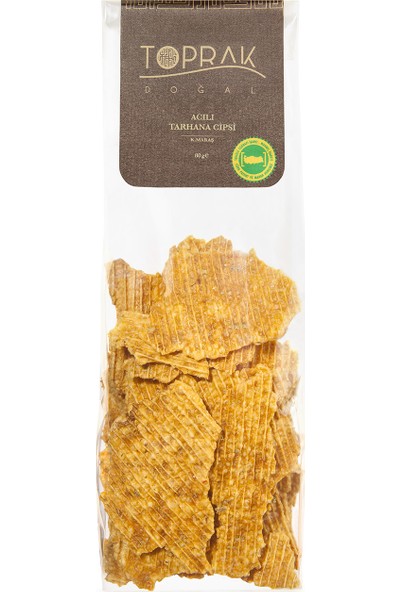 Toprak Doğal Acılı Tarhana Cipsi 80 gr Toprak Doğal Acılı Tarhana Cipsi 80 gr
