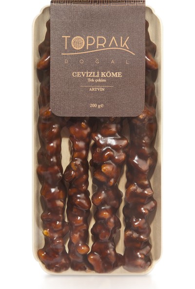 Toprak Doğal Cevizli Köme 200 gr Tek Çekim
