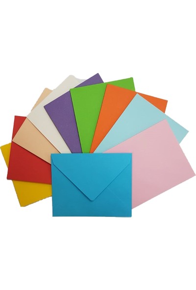 Jokey Kırtasiye 10 Renkli Zarf 7 x 9 cm 10'lu Jokey Kırtasiye 10 Renkli Zarf 7 x 9 cm 10'lu