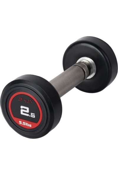 313 Spor 2,5 kg Olimpik Dambıl (Kauçuk Kaplı) - 1 Adet