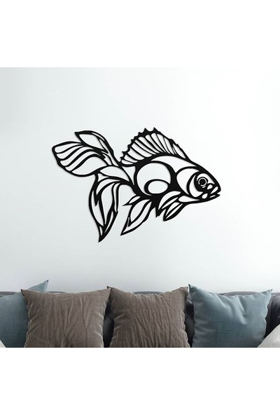 Milleniumdecoration Metal Tablo Balık