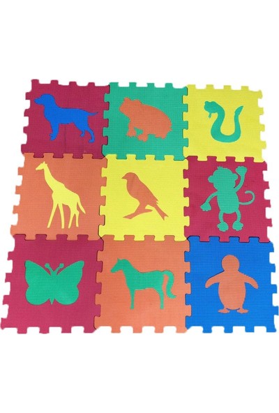 Salman Tatami Mindercisi 33X33 10 mm Eva Puzzle Mat Hayvanlar Salman Tatami Mindercisi 33X33 10 mm Eva Puzzle Mat Hayvanlar