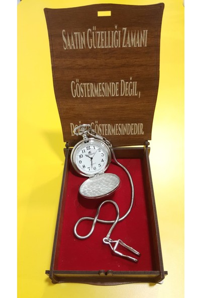 Denacci Köstekli Cep Saati Düz Denacci Köstekli Cep Saati Düz