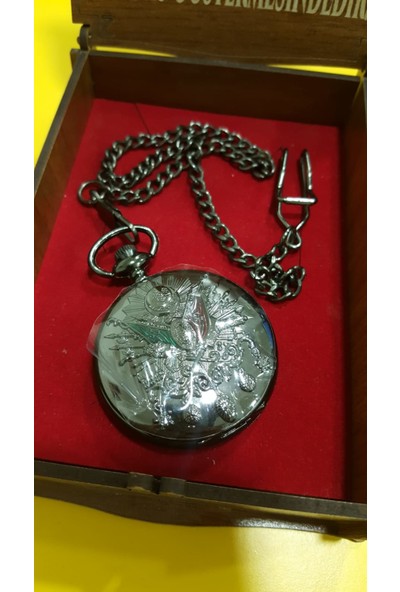 Denacci Osmanlı Kabartmalı Köstekli Saat Denacci Osmanlı Kabartmalı Köstekli Saat