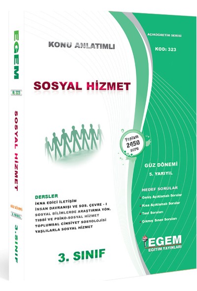 Egem Yayınları Sosyal Hizmetler