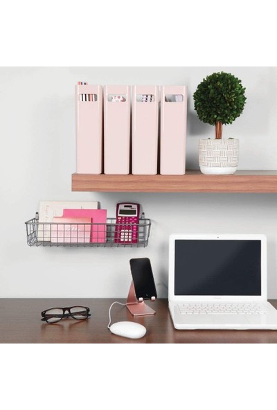 Go Dekor L-Kancalı 2'li Çok Amaçlı Metal Duvar Sepeti