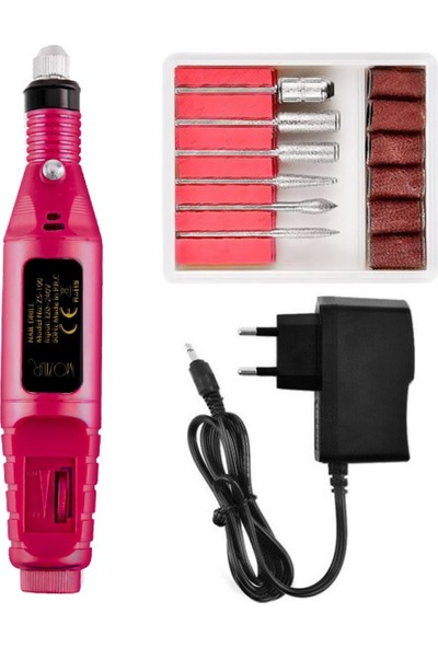 Mozıur ZS-100 Elektrikli Tırnak Törpüsü Pembe