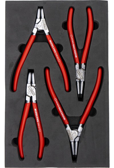 Izeltaş Segman Pense Takımı 4 Parça