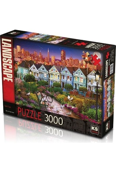 Ks Puzzle 23010 San Fran 3000 Parça Ks Puzzle 23010 San Fran 3000 Parça