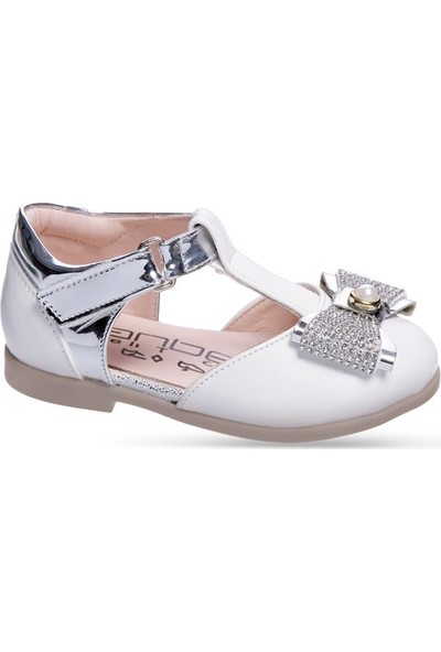 Sanbe 309 R 1302 21-25 Suni Deri Babet-Beyaz Sanbe 309 R 1302 21-25 Suni Deri Babet-Beyaz