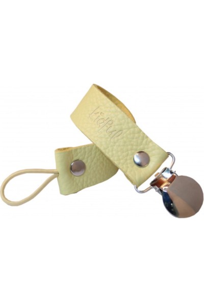 Kidful Bitkisel Boyalı Emzik Askısı Lemon