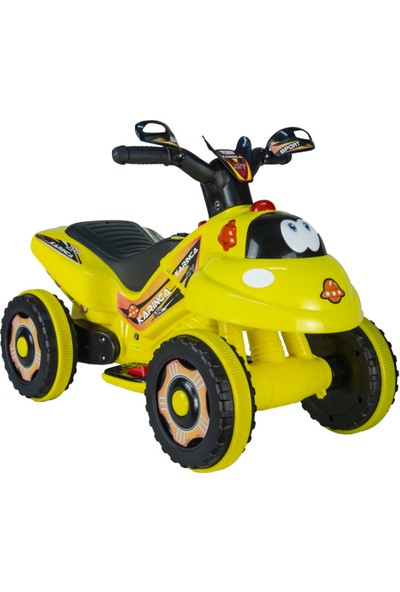 UJ Toys Akülü Atv 6 V Karınca 2020 Müzikli Işıklı Sarı UJ Toys Akülü Atv 6 V Karınca 2020 Müzikli Işıklı Sarı